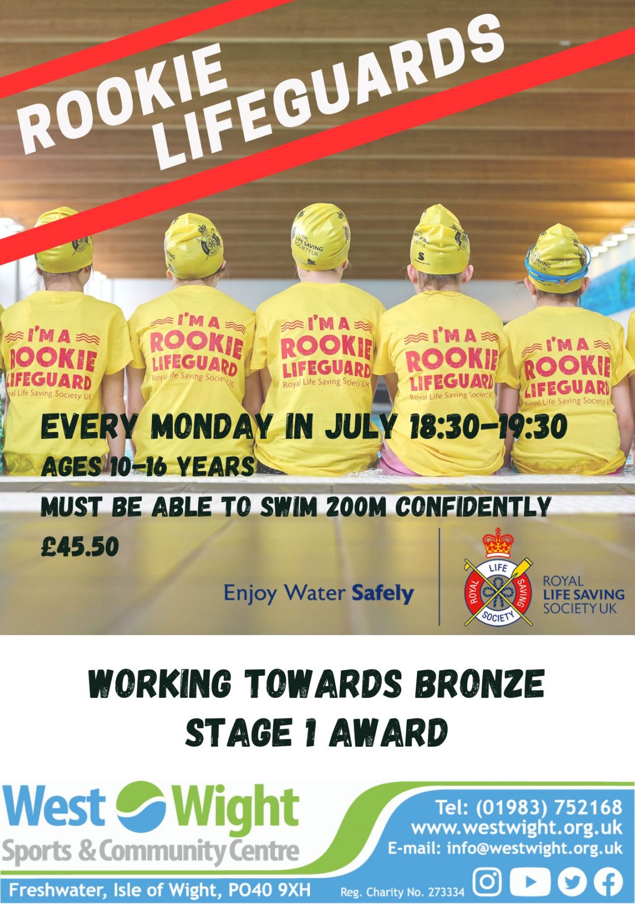 Rookie Lifeguard Course - July 2023 - West Wight Sports and Community ...
