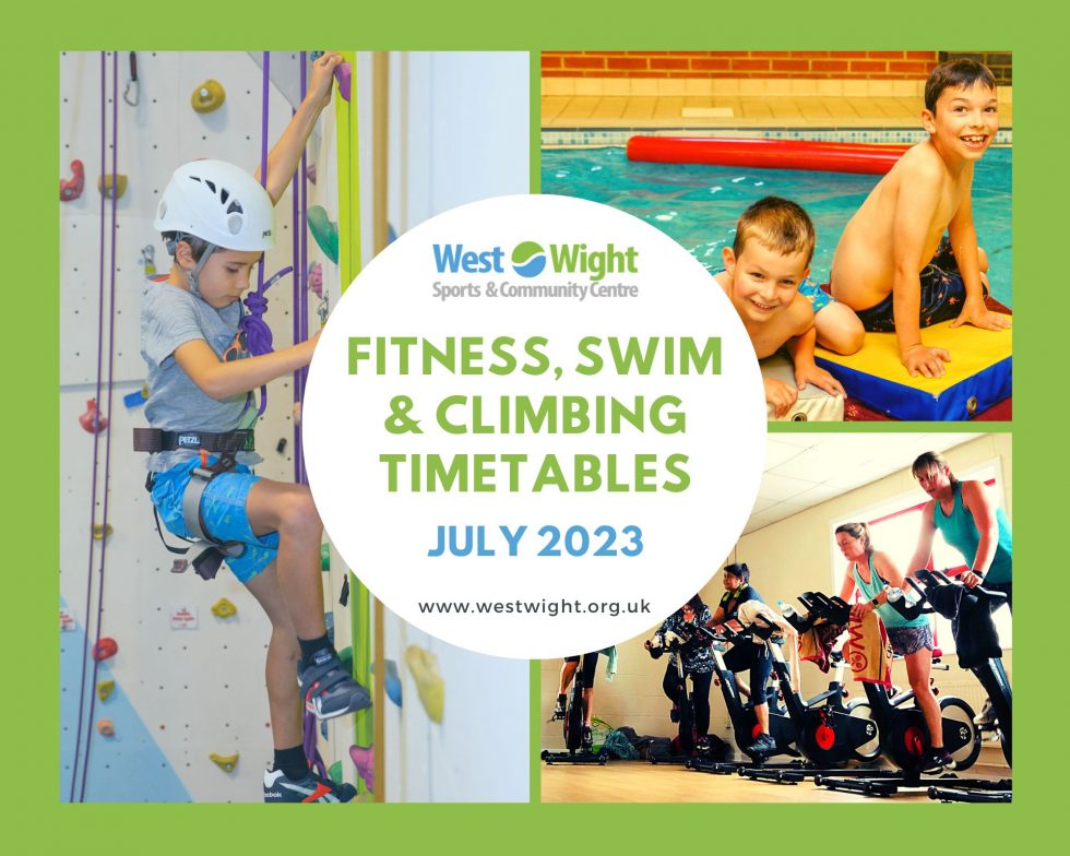July 2023 Timetables - West Wight Sports and Community Centre