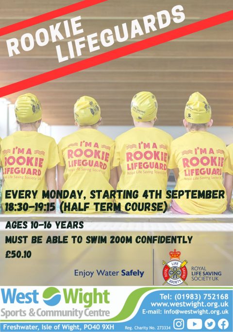 Rookie Lifeguard Course - September 2023 - West Wight Sports and ...