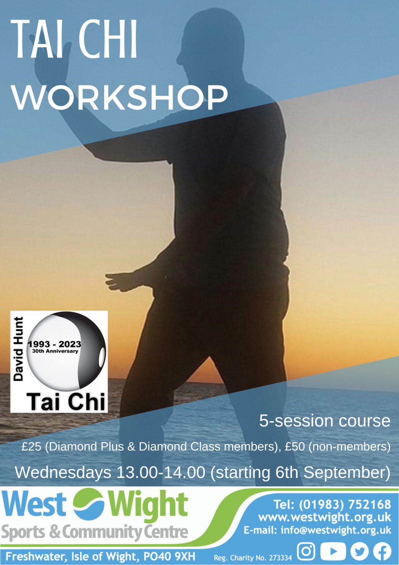 Tai Chi Workshop - West Wight Sports and Community Centre