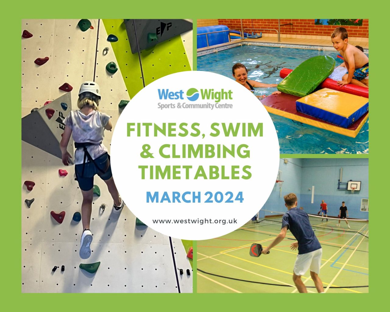 March Timetables 2024 - West Wight Sports and Community Centre