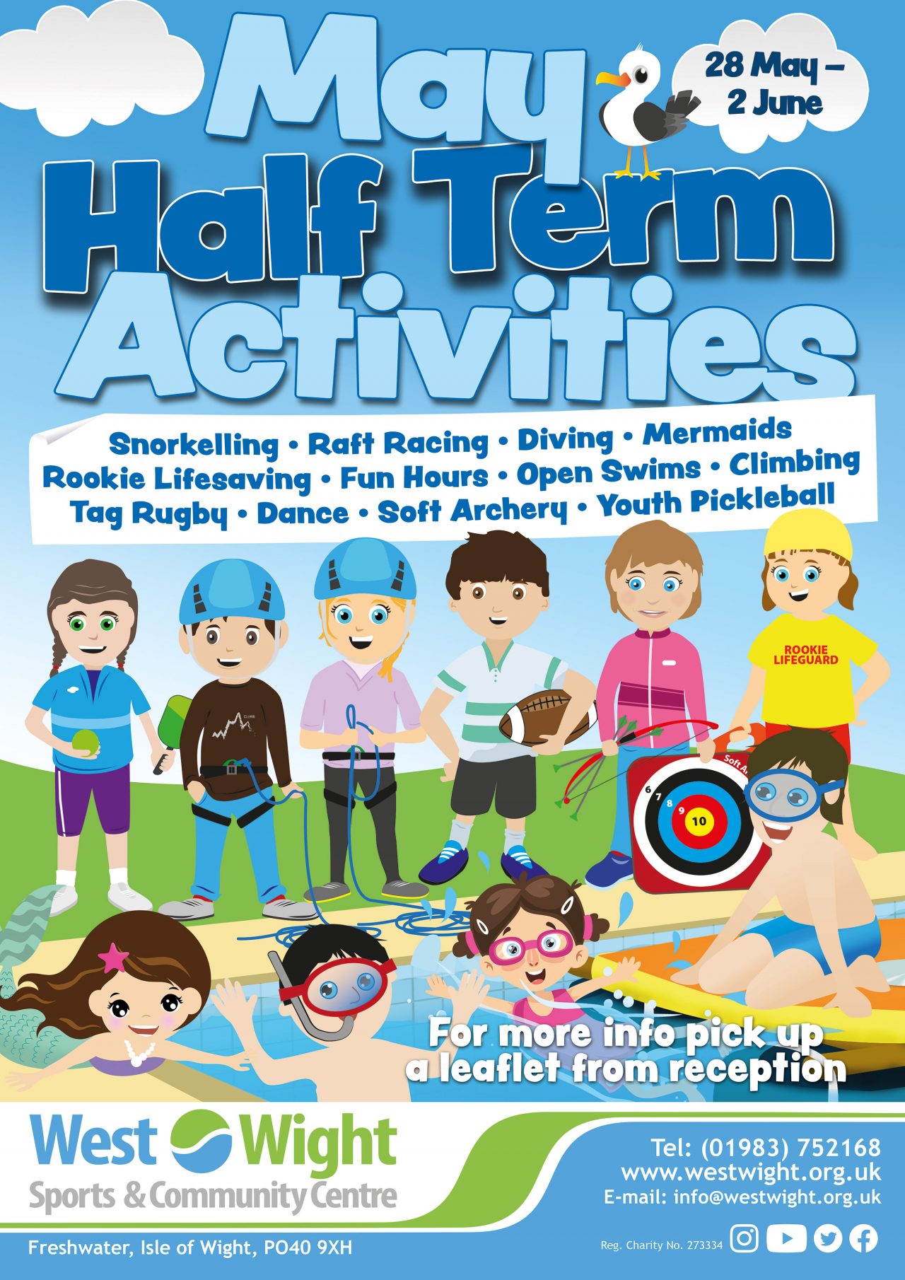 May Half Term Activities 2024 - West Wight Sports and Community Centre