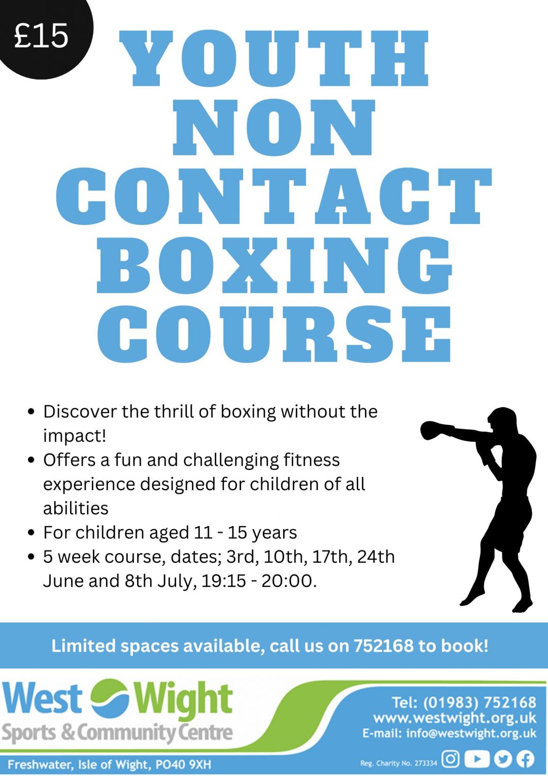 Youth Non Contact Boxing Course - West Wight Sports and Community Centre