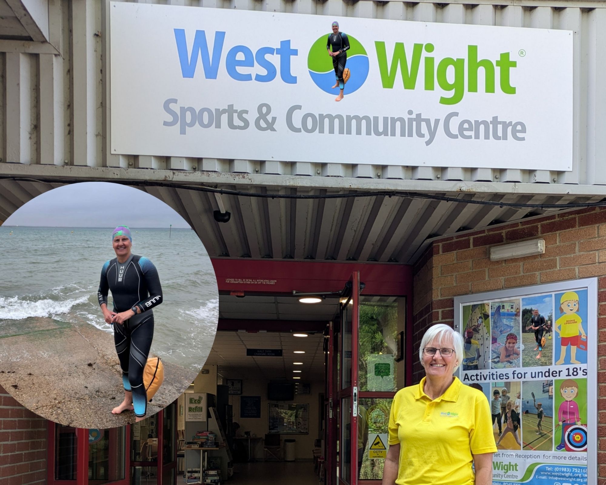 Clare's Ultra Swim - West Wight Sports and Community Centre