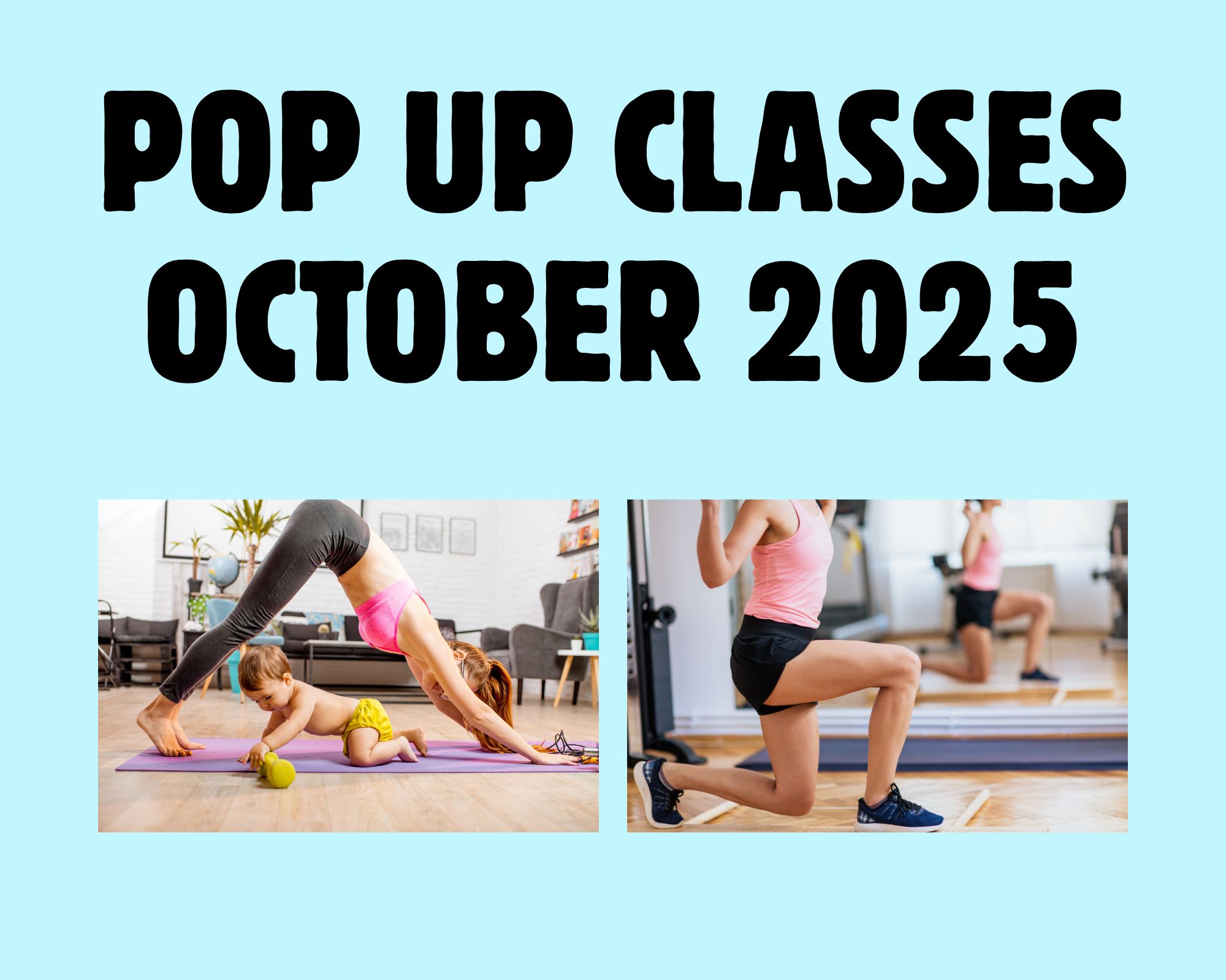October Pop-up Classes 2025 - West Wight Sports and Community Centre